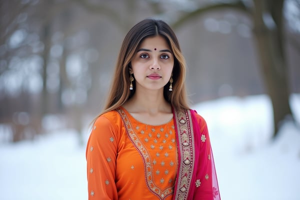 A lovely, cute, and young Indi | image created by user ...