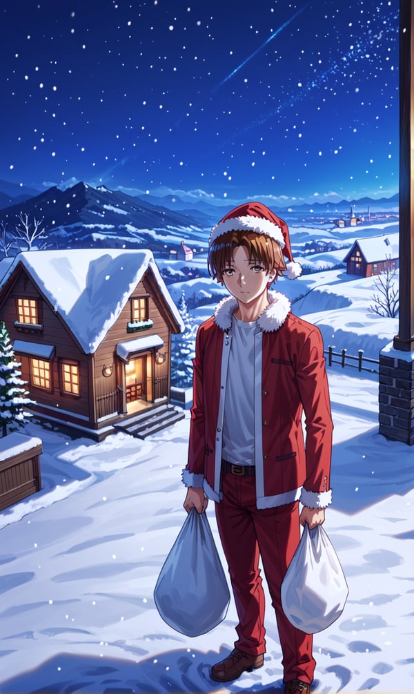 Ayanokouji_Kun ,Santa boy. (3b | image created by K2K | Tensor.Art