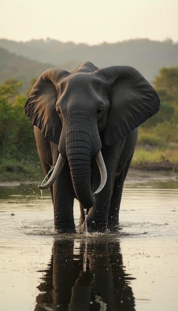 Elephant | image created by 8Bit Germ | Tensor.Art