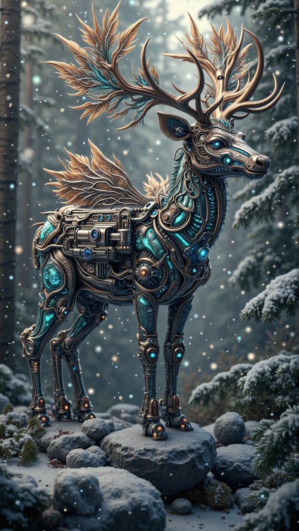 Reindeer machine | image created by Initial-D | Tensor.Art
