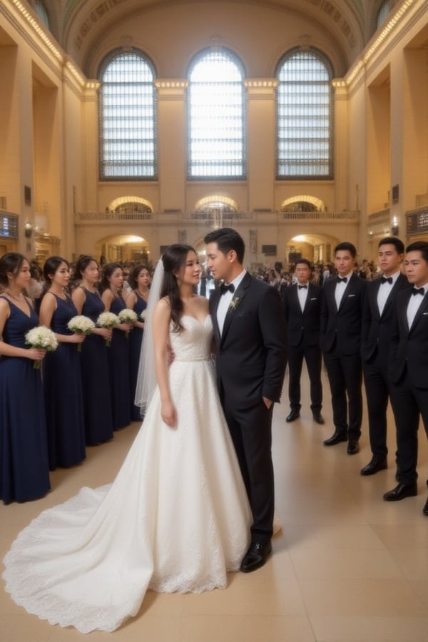 A romantic wedding scene insid | image created by Lucifer Morning Star ...