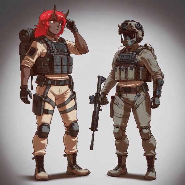 , detailed tactical,gear, tact | image created by Captain jeff | Tensor.Art
