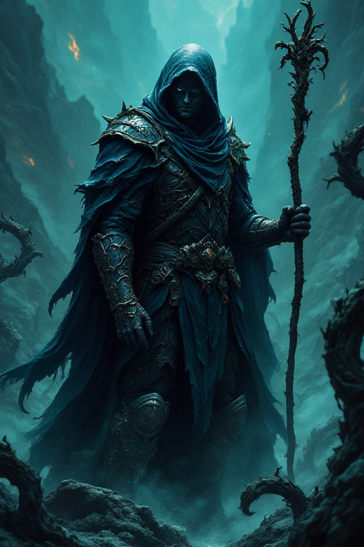 Dark, imposing figure (detaile | image created by user ...