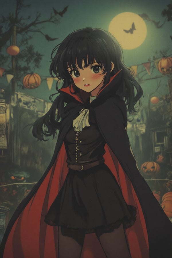 An anime scene with muted retr | image created by Orked Orked | Tensor.Art