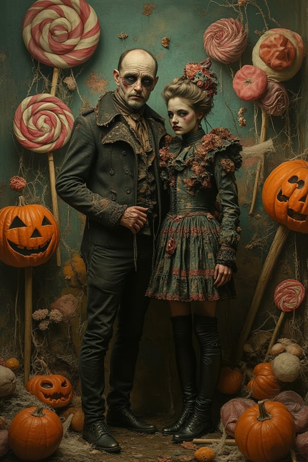 A grotesque fairytale scene fe | image created by Orked Orked | Tensor.Art