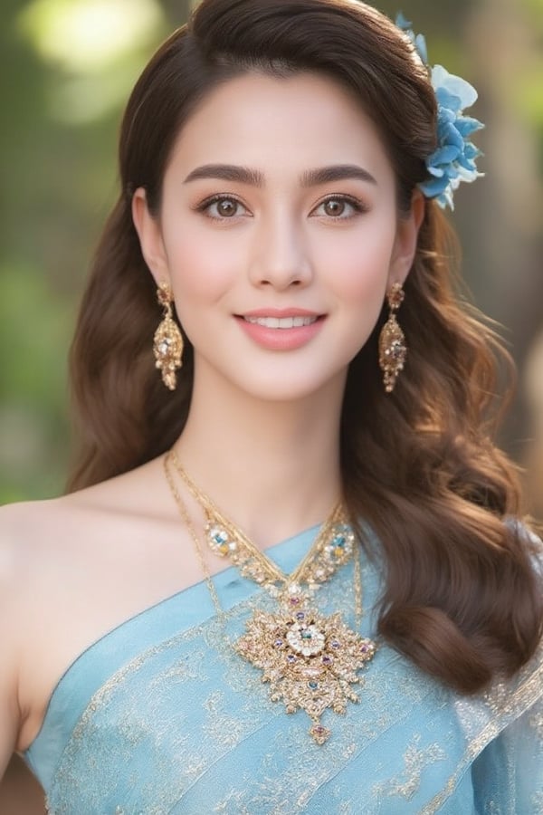 Portrait of a beautiful Thai w | image created by MAWIN Ai.TH | Tensor.Art