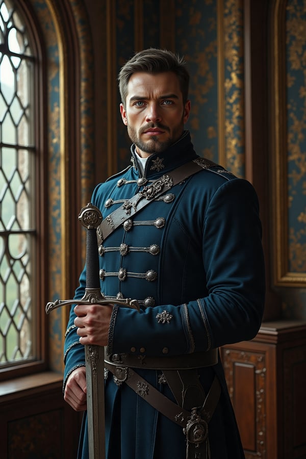 Captain of the Royal Guard | image created by user_M77 | Tensor.Art