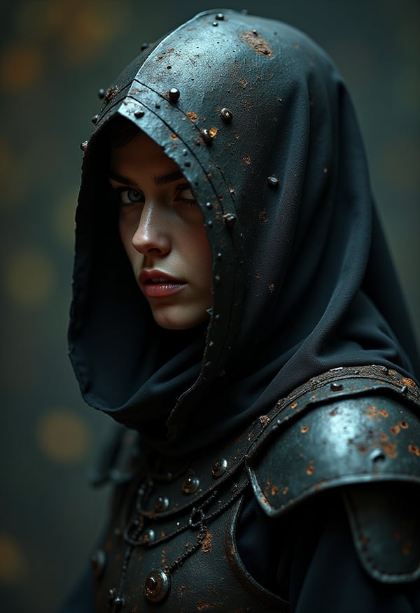 a dark, gritty portrait of a | image created by No, I never | Tensor.Art