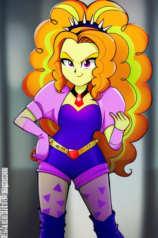 eqg Adagio Dazzle cosplay as G | image created by user ...