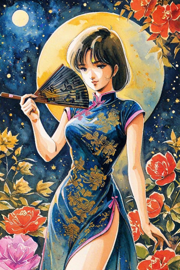 Chinese girl, traditional cheo | image created by AI MSS COMIC | Tensor.Art
