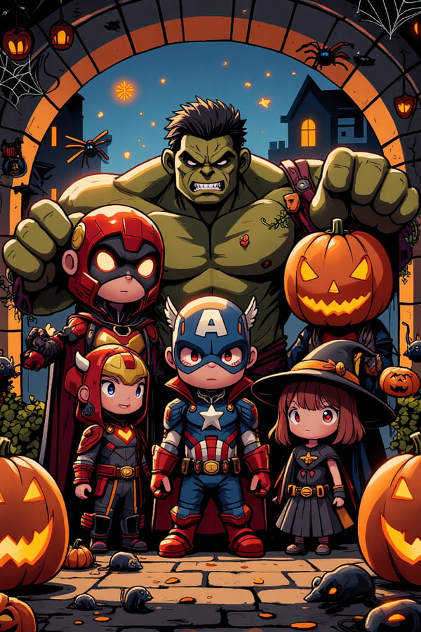 Avengers celebrate Halloween | image created by user_774395518708119221 ...