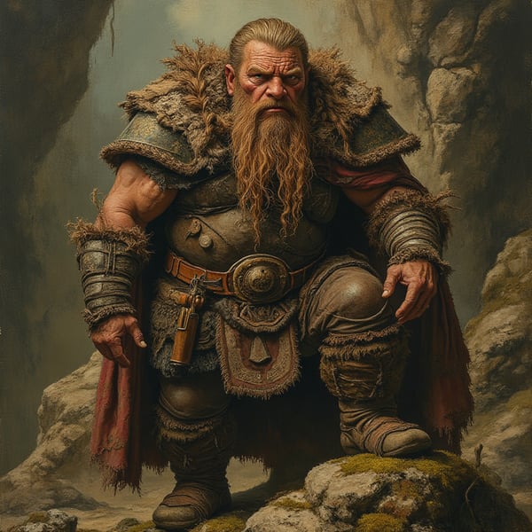 Dwarf Warrior | image created by Jarveyboy | Tensor.Art