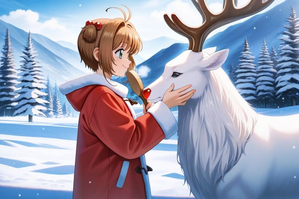 1girl, Kinomoto_Sakura, brown | image created by takomaki | Tensor.Art