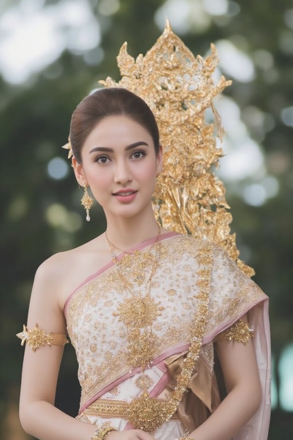 Portrait of a beautiful Thai w | image created by user ...