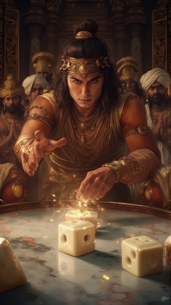 Wide-angle shot of Shakuni sta | image created by user ...