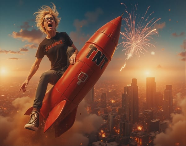 It's all about Love and Rocket | image created by DreamState | Tensor.Art