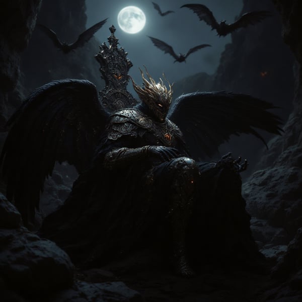 The Bat King | image created by twoseedline74 | Tensor.Art