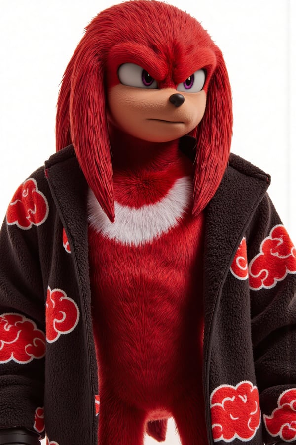 Knuckles is joining Akatsuki | image created by Alrekkino | Tensor.Art
