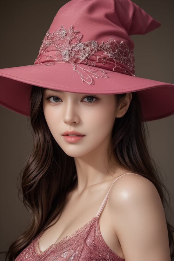 Pink witch girl | image created by user_784865227341711846 | Tensor.Art