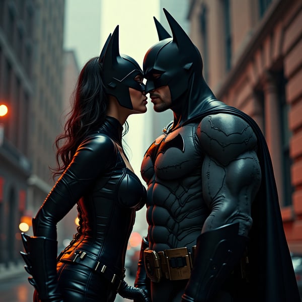 Romance Batman | image created by Apolo333g | Tensor.Art