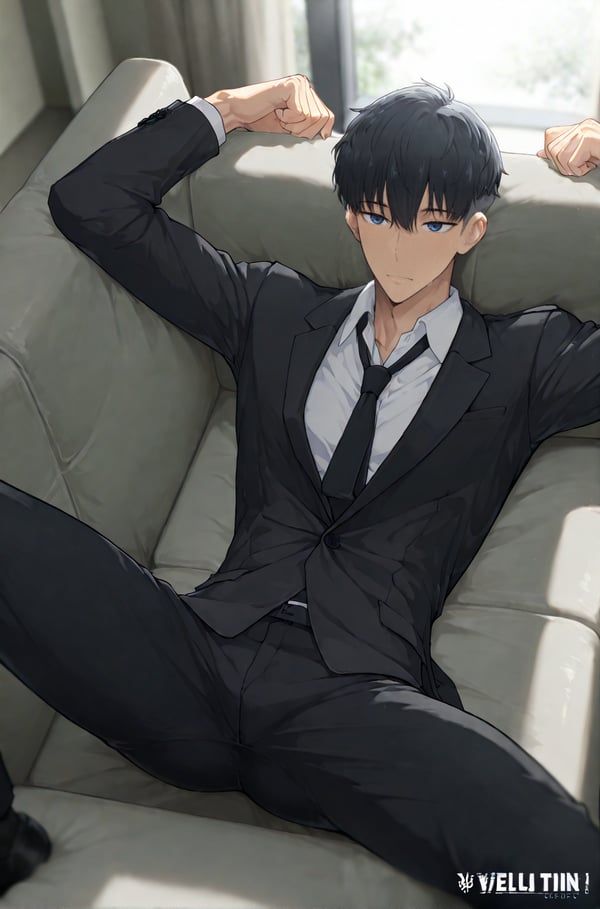 male_focus, 1boy, necktie - Free AI Image | Tensor.Art | Tensor.Art