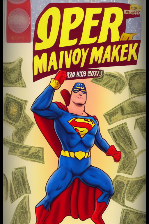 super hero money maker | image created by user_789022532345791979 ...