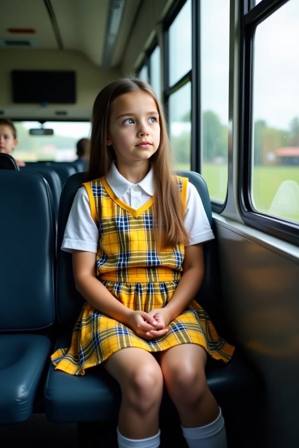 Bus school girl - Free AI Art by I love candy | Tensor.Art | Tensor.Art