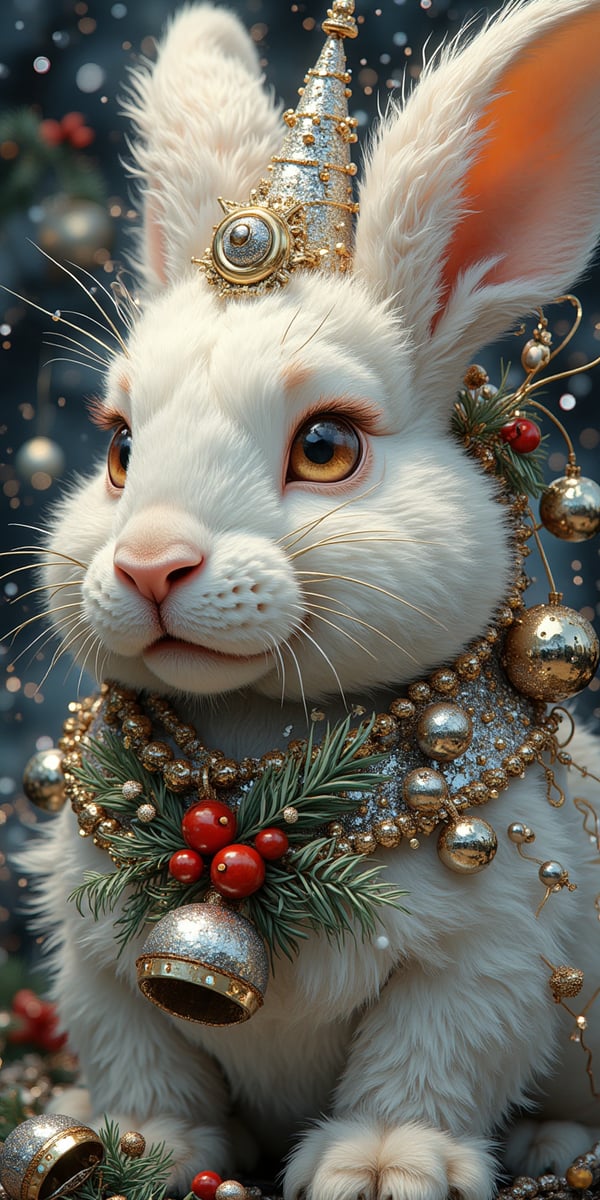 christmas bunny | image created by user_792173616707055732 | Tensor.Art
