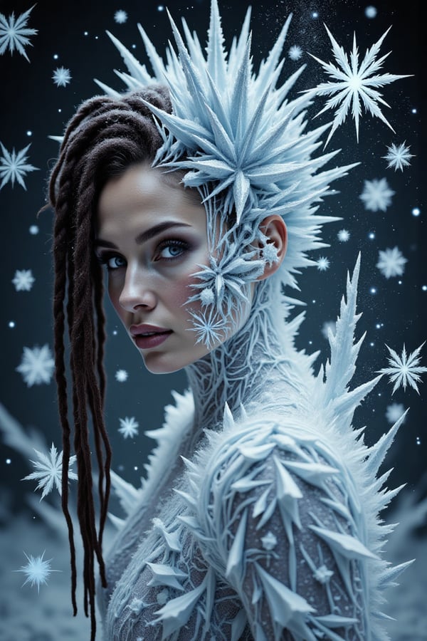 Frostlocked Beauty | image created by Coax | Tensor.Art