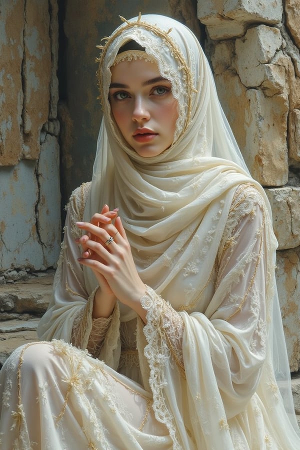 muslim girl | image created by C | Tensor.Art