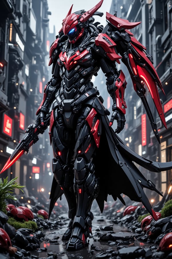 Mecha dragon human | image created by Hiro | Tensor.Art