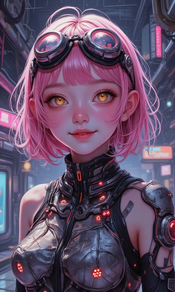 hatsume mei(mha), solo,pink | image created by BOT-OXY-BOT | Tensor.Art