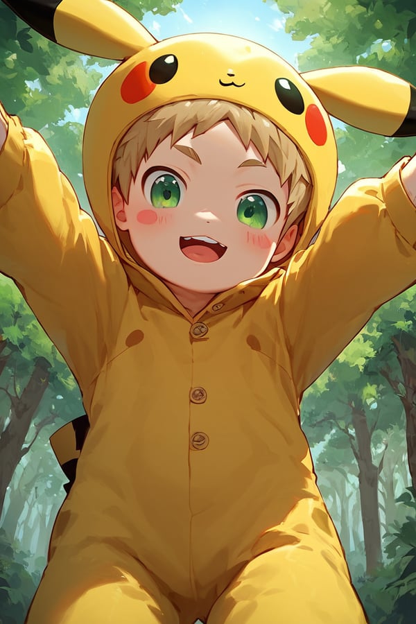PikachuBoy, the PokeKid in Swo | image created by MixedFruitJam ...