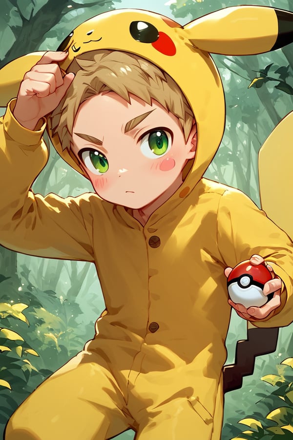 PikachuBoy, the PokeKid in Swo | image created by MixedFruitJam ...
