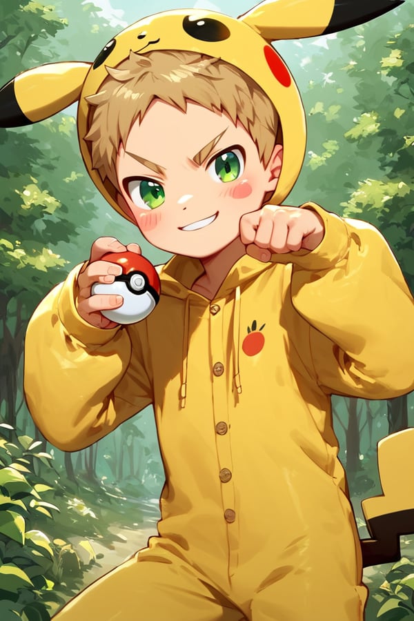 PikachuBoy, the PokeKid in Swo | image created by MixedFruitJam ...