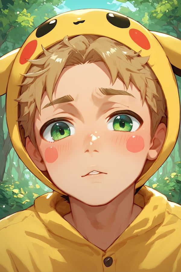 PikachuBoy, the PokeKid in Swo | image created by MixedFruitJam ...
