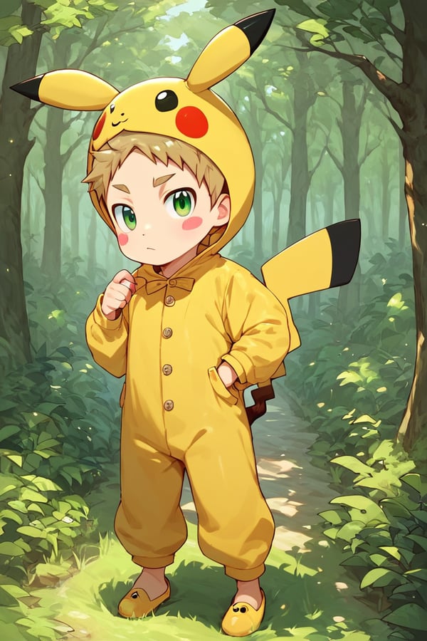 PikachuBoy, the PokeKid in Swo | image created by MixedFruitJam ...