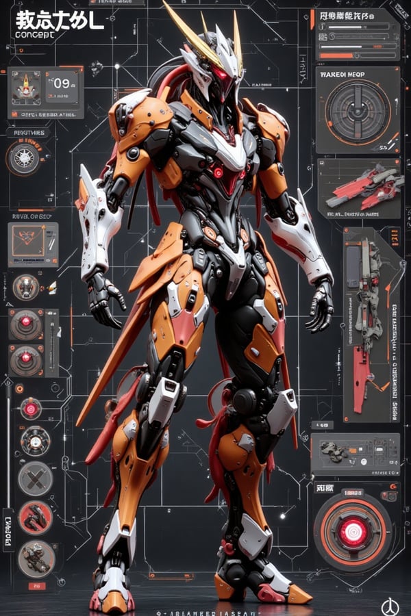 Gundam Structure Mapping | image created by мαєℓѕтяσм | Tensor.Art