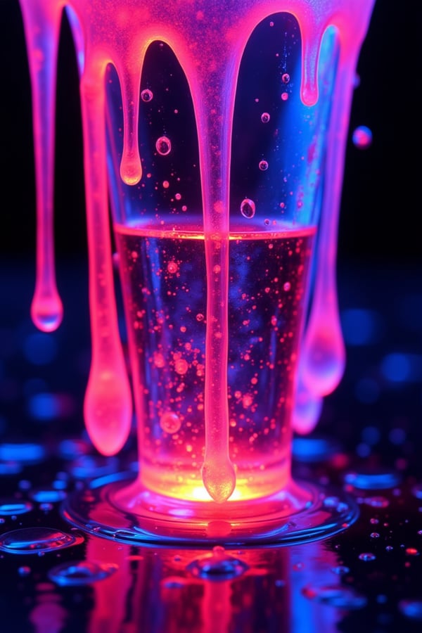 Neon Color drip | image created by Ethanar | Tensor.Art