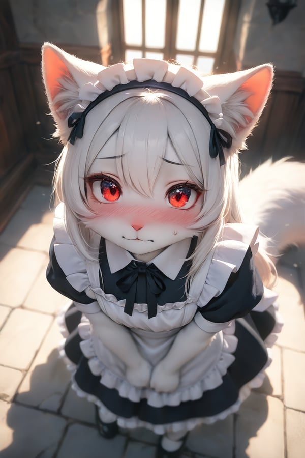 servant cat lady waiting - Free AI Image | Tensor.Art | Tensor.Art