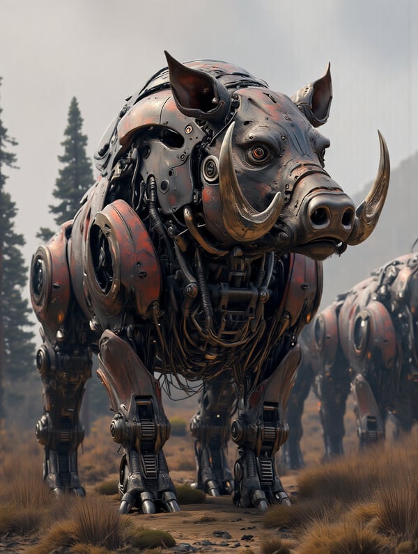 Prompt: A Mechanical beast, me | image created by DAyoyo | Tensor.Art