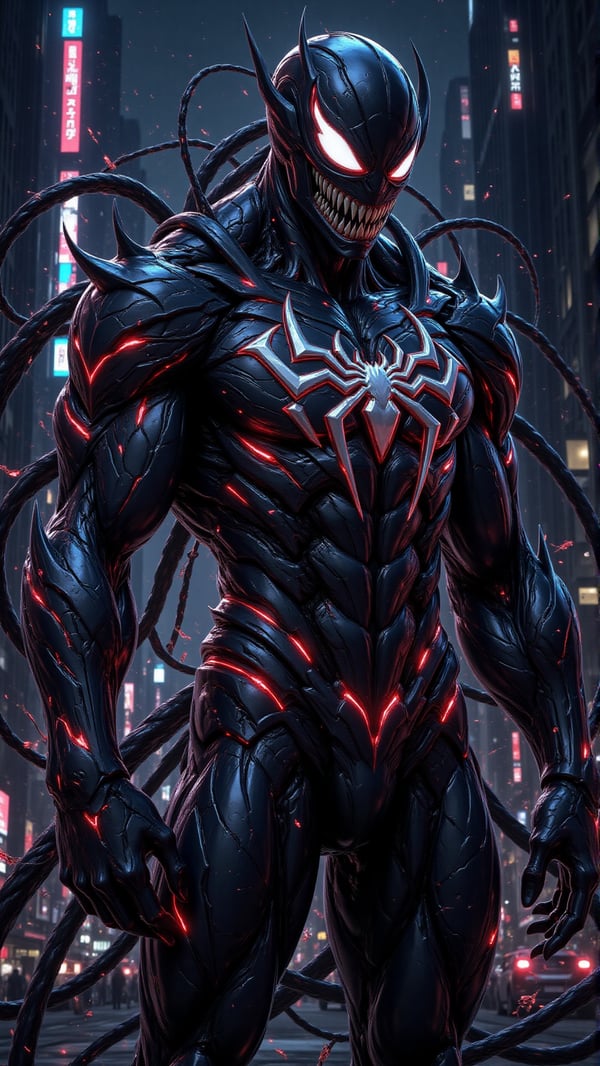 Venom x Predator | image created by Hybrid | Tensor.Art