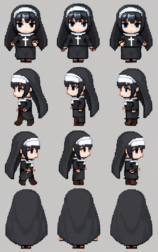 (reference sheet, sprite - Free AI Image | Tensor.Art | Tensor.Art