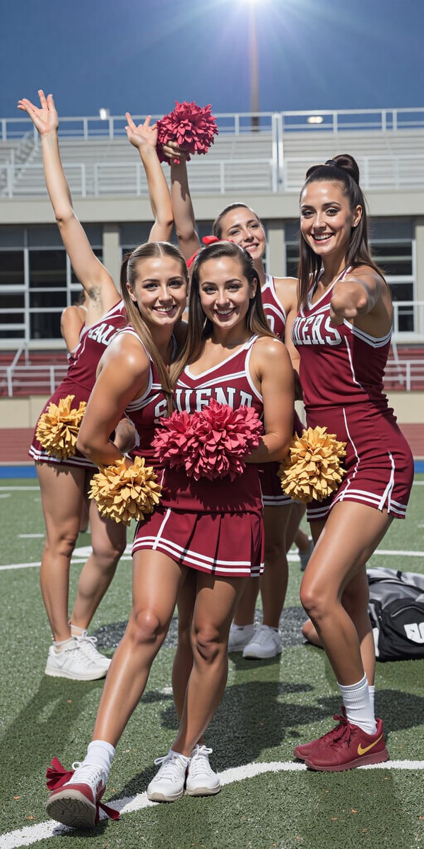 cheerleading | image created by Soaka | Tensor.Art