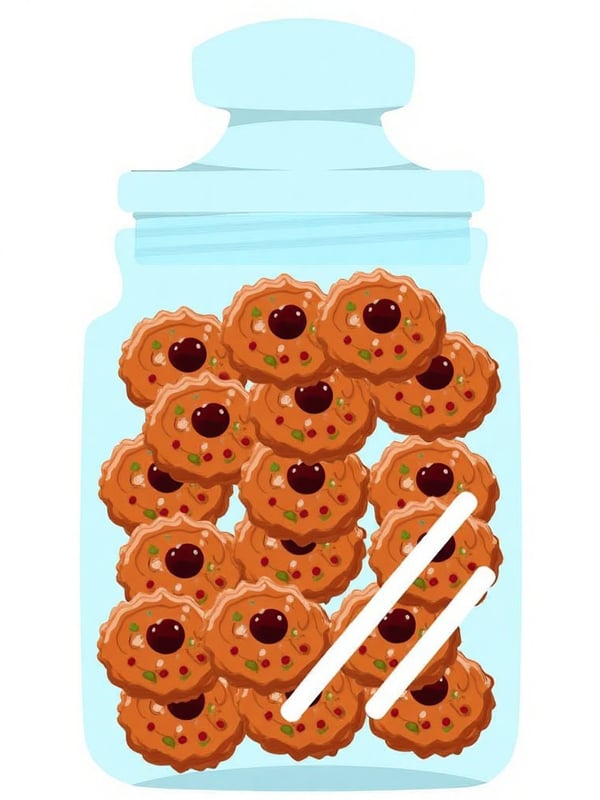 Festive Season 2D Glass Candy & Cookie Jar - Flat Food Packaging | FLUX ...