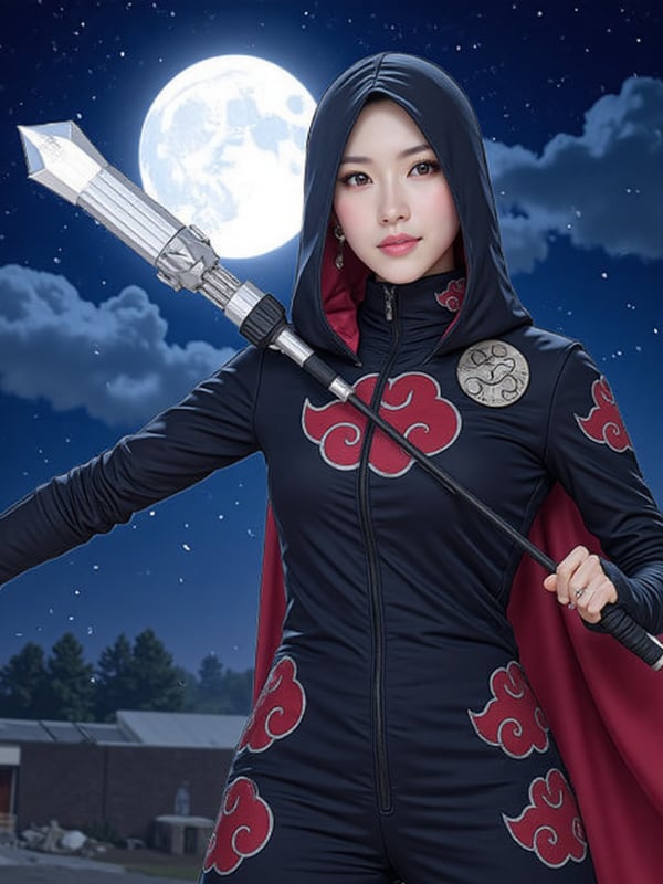 Fashion - Akatsuki Cloak/Robe | image created by abangkudat | Tensor.Art
