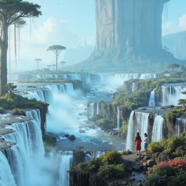 Flux_FairyScene - waterfall_300 | FLUX - LORA | Tensor.Art