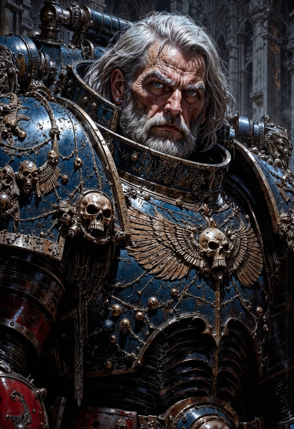 The Space Marines Warhammer 40K FLUX - Night Lords | image created by ...