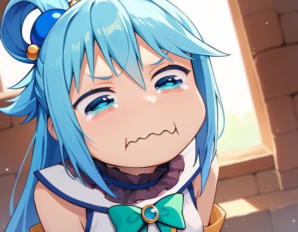[PonyV6 XL] Aqua Crying | Meme - 1 | Tensor.Art | Tensor.Art