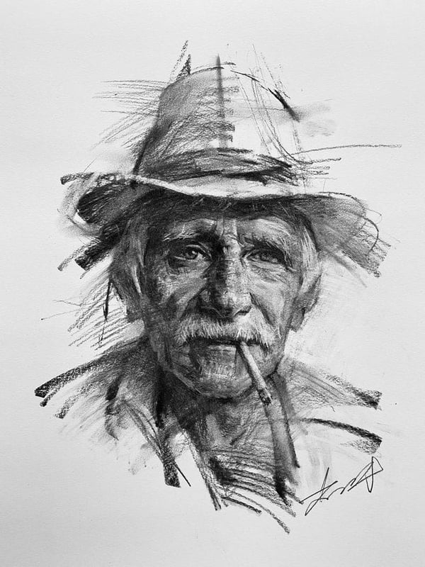 Charcoal Drawing Art - 1 - Free AI Model | Tensor.Art | Tensor.Art